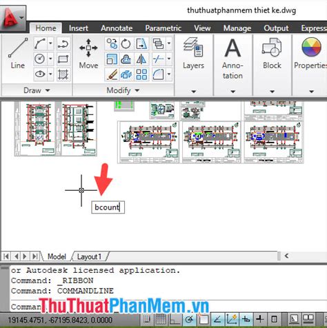 counting objects in autocad
