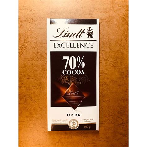 Lindt 瑞士蓮極醇70 巧克力片100g 黑巧克力 蝦皮購物