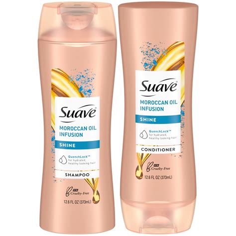 Suave Moroccan Oil Infusion Shampoo And Conditioner Set