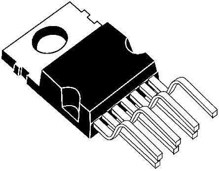 STMicroelectronics Class AB Pin HEPTAWATT V TDA V RS