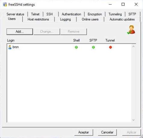 Configure SSH Server With FreeSSHd On Windows For Secure Connection
