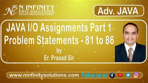 Java Io Assignments Part 1 Youtube