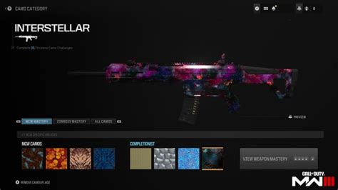 How To Unlock Interstellar Camo In Call Of Duty Modern Warfare III