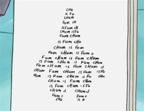 Chum Is Fum Spongebob Squarepants Spongebob Math
