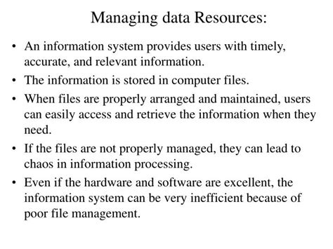 Ppt Managing Data Resources Powerpoint Presentation Free Download Id 892305