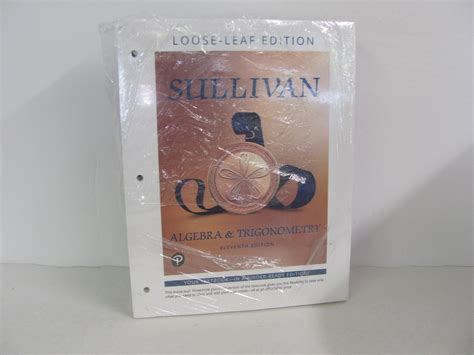 Algebra And Trigonometry Sullivan Textbook Pre Owned Mathematics