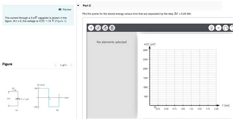 Solved PartA Review Plot The Points For The Voltage Versus Chegg Com