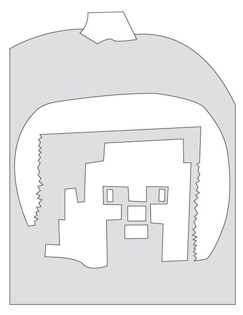 Minecraft Logo Stencil