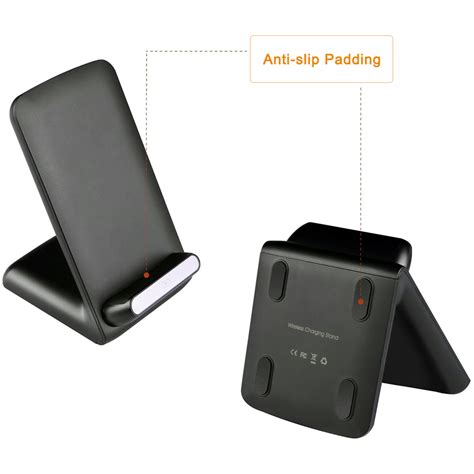 W Qi Fast Wireless Charging Stand For Samsung Galaxy S