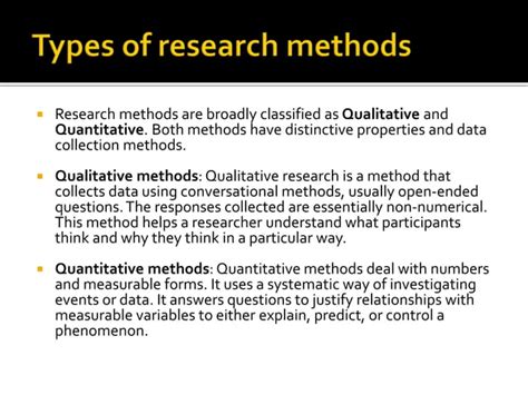 Qualitative Research And Its Types PPTX Databases Computer Software And Applications