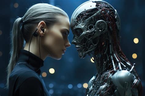 Premium Ai Image Couple Hyper Realistic Ai Minds Intertwining With