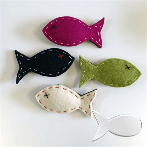 Cute Fish Sewing Template Makes A Great Catnip Toy For Kittens