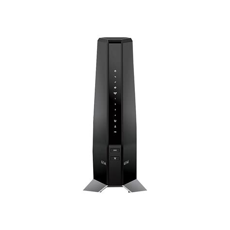 Netgear Nighthawk Ax6000 Dual Band Wireless And Ethernet Cable Modem Router Black Cax80 Image 1