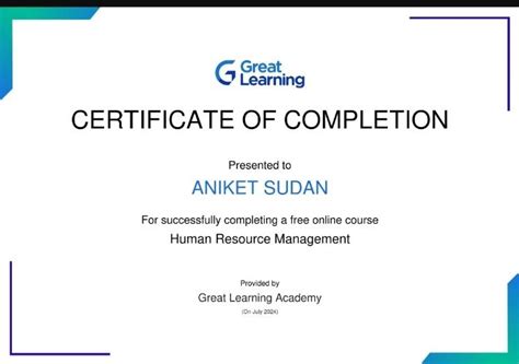 Aniket Sudan On Linkedin Hello Friends Just To Share One More Certification Which I Have Completed