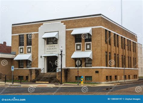 Cass County Office Building In Linden Tx Editorial Photography Image