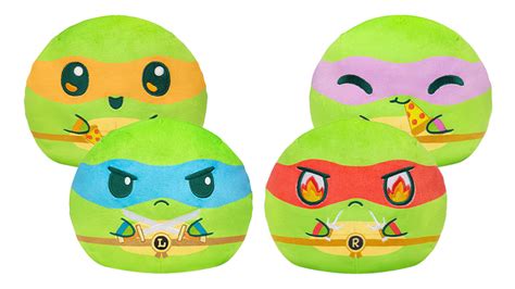 Teeturtle Teenage Mutant Ninja Turtles 6 Reversible Plushies The Toy Book