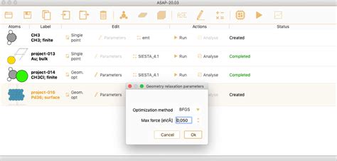 Geometry Optimisation — Asap User Manual 2025 0 Documentation