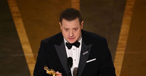 Brendan Fraser Wint Oscar Voor Beste Mannelijke Hoofdrol In The Whale