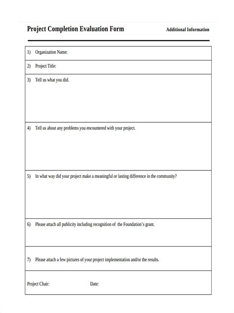 FREE Project Feedback Forms In PDF MS Word FREE Project Feedback Forms In PDF MS Word