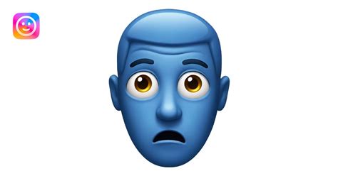 Shocked Blue Face Emoji Ai Emoji Generator