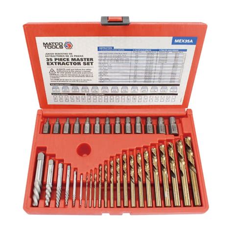 35 Piece Master Extractor Set Mex35a Matco Tools