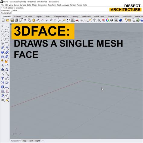 Rhino Commands Index Dissect Architecture