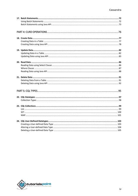 Cassandra Tutorial Pdf