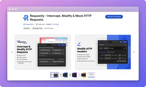 popular chrome extensions for request interception without proxy