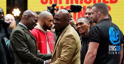 Chris Eubank Sr And Nigel Benn Reunited In Four Way Face Off With Sons
