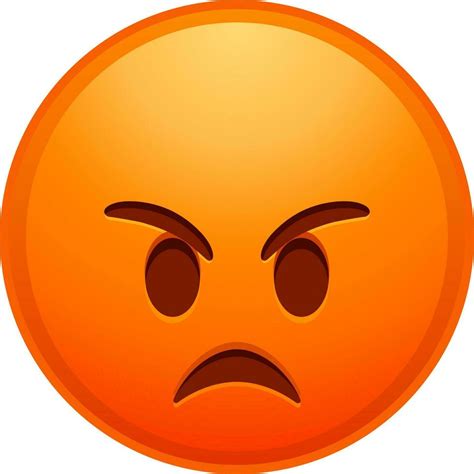 Big Set Of Yellow Emoji Funny Emoticons Faces With Facial Expressions