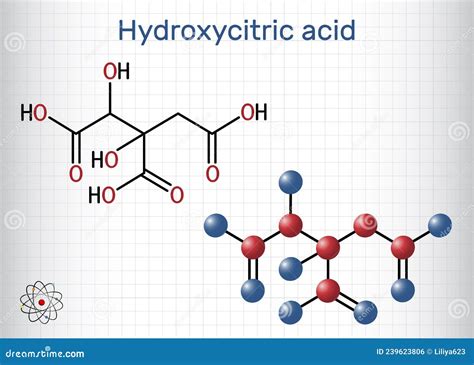 Hydroxycitric Acid Hca Molecule It Is Derivative Of Citric Acid
