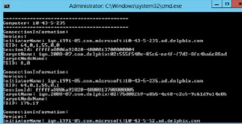 get wmiobject fails with invalid class msiscsiinitiator sessionclass in lun mount scripts