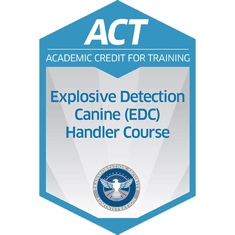 Explosive Detection Canine Handler Credly