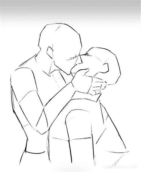 Anime Couple Kissing Reference