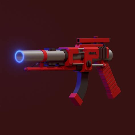 Premium Photo 3d Gun Modeling