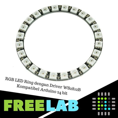 Jual Rgb Led Ring Dengan Driver Ws2812b Kompatibel Arduino Shopee