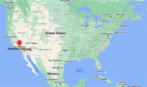 Where Is Palmdale Ca Usa Location Map Of Palmdale California