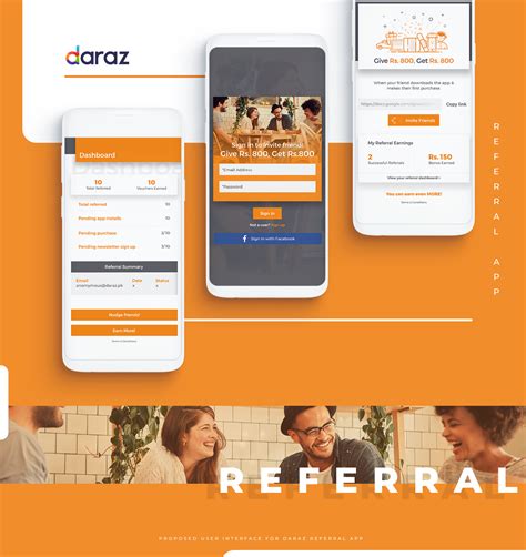 Daraz Referral App Ui On Behance