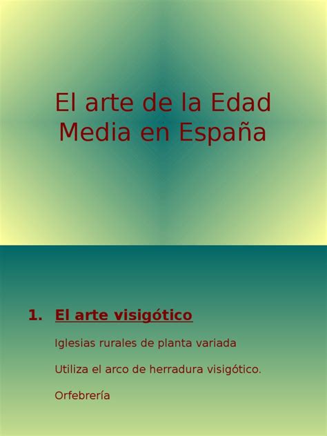 Arte Medieval En España Estilos Y Ejemplos Pdf Ciencias Sociales