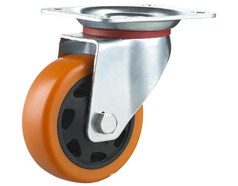 China Trolley Wheel Heavy Duty Solid Polyurethane Trolley Industrial