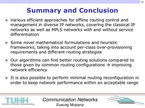 efficient planning and offline routing approaches for ip networks