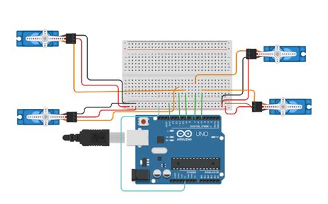 Circuit Design Gripper Bot Final V1 Tinkercad