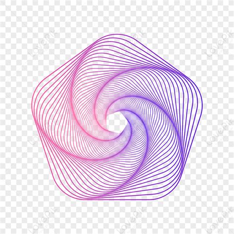 만화 크리 에이 티브 디자인 회전 스트라이프 패턴 오각형영상줄무늬 Png 일러스트 무료 다운로드 Lovepik