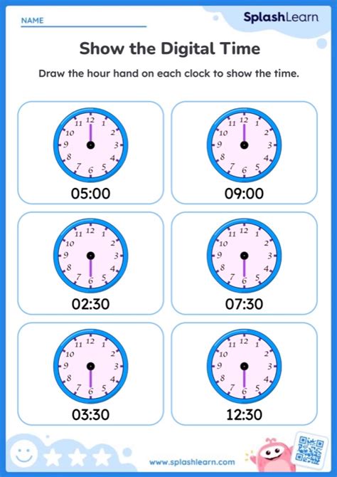 Telling Time Worksheets Oclock And Half Past Worksheets Library