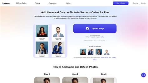 Add Name And Date On Photo Online Free Pokecut