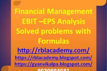 EBIT EPS Analysis Archives RBL Academy