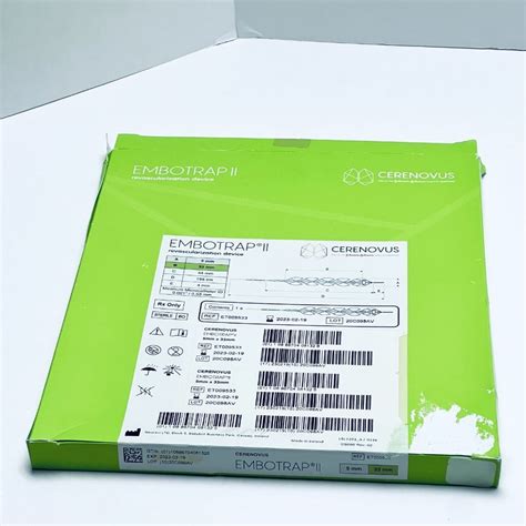 New Cerenovus Et009533 Embotrap Ii Revascularization Device Disposables General For Sale