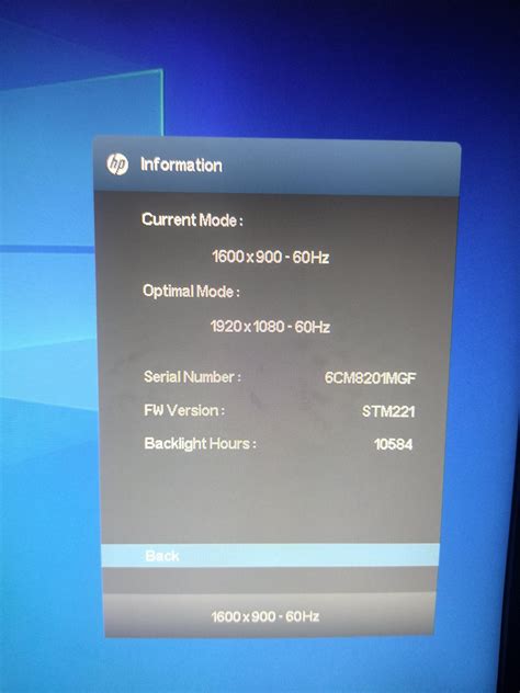 Using This Recycled Prodisplay P232 And Cant Seem To Make My Resolution