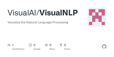 Github Visualaivisualnlp Visualize The Natural Language Processing