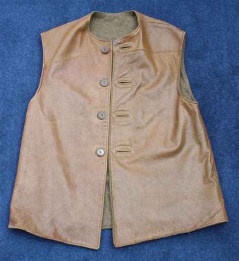 Ww2 British Army Camouflaged Leather Jerkin In General Jackets And Coats